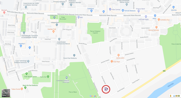 Localizare adresa harta - Cabinet oftalmologic Optica Dr Pirga Slobozia ...
